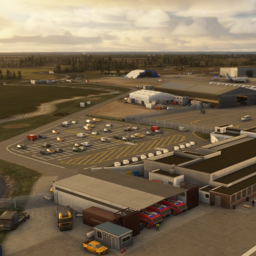 Lydd Airport - Burning Blue Design