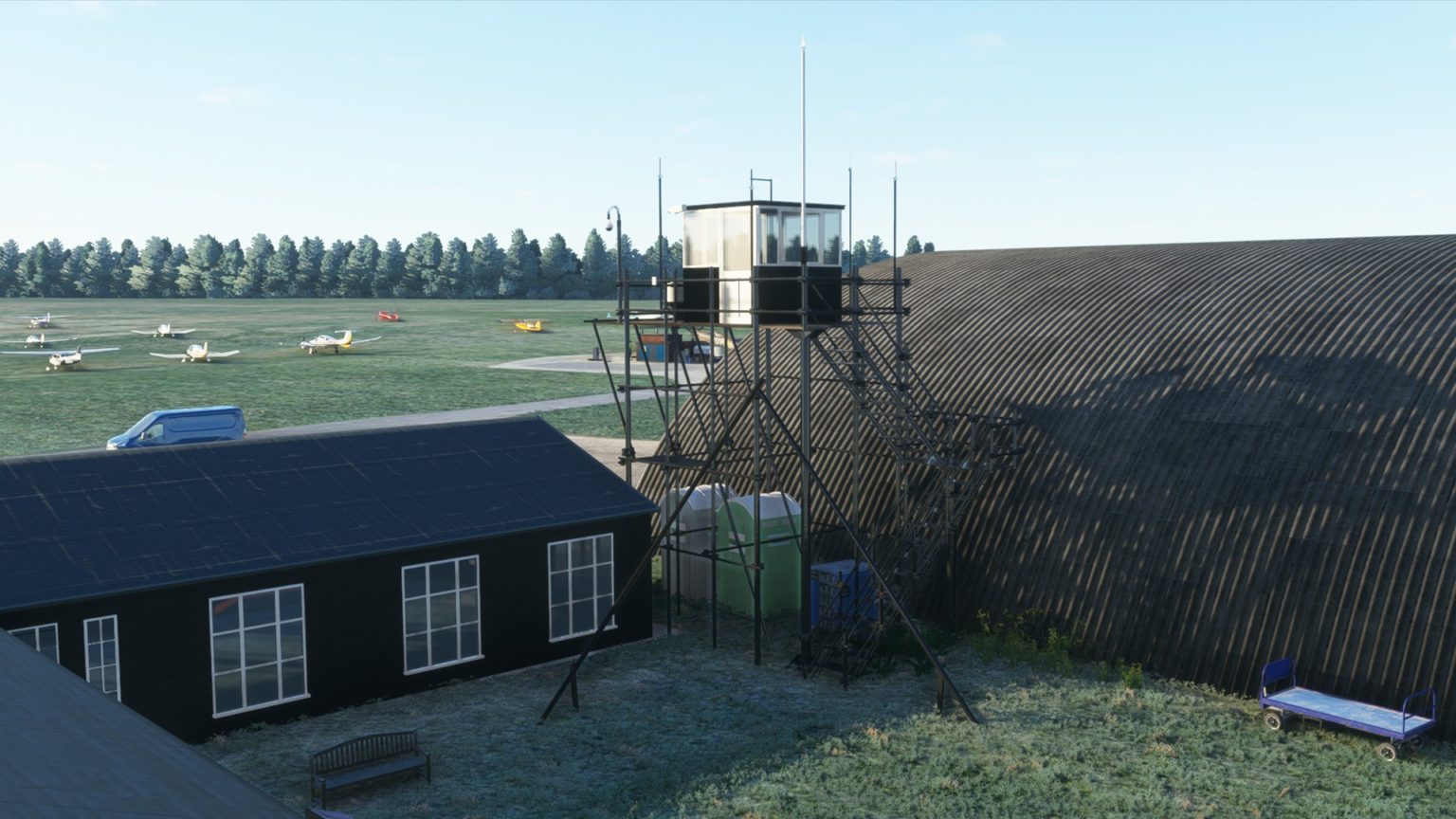 White Waltham Airfield - Burning Blue Design