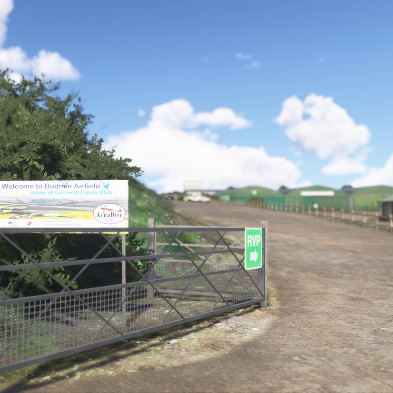 Bodmin Airfield - Burning Blue Design